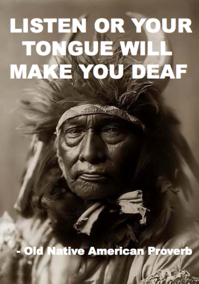 Listen More, Talk Less Listen More, Talk Less
